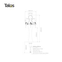 China TALOS Elegance Tap Tower PVD 3-way Dispensing Tower Draft Beer Tower for sale