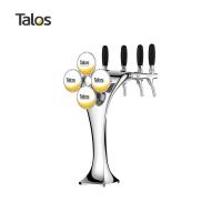 China TALOS Cobra Tap Tower Chrome 4-way Dispensing Tower Draft Beer Tower for sale