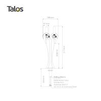 China TALOS Cobra Tap Tower PVD 2-way Dispensing Tower Draft Beer Tower for sale