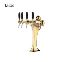 China TALOS Cobra Tap Tower PVD 4-way Dispensing Tower Draft Beer Tower for sale