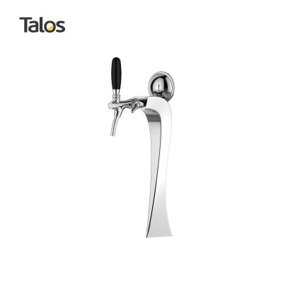 China TALOS Brage Tap Tower Chrome 1-way Dispensing Tower Draft Beer Tower for sale