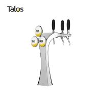 China TALOS Brage Tap Tower Chrome 3-way Dispensing Tower Draft Beer Tower for sale