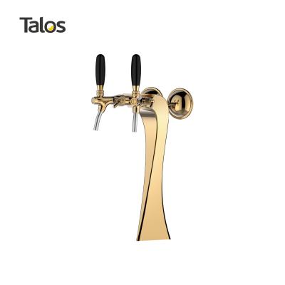 China TALOS Brage Tap Tower PVD 2-way Dispensing Tower Draft Beer Tower for sale