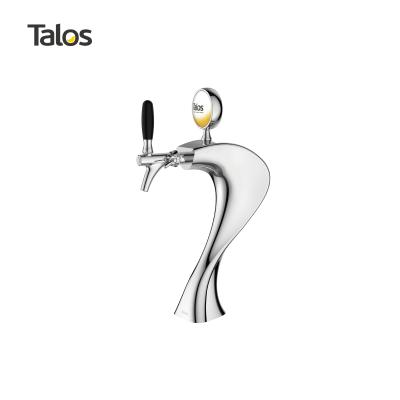 China TALOS Drink Dispenser Bar Equipment Dragon Type with Brander Holder 1-Way Draft Beer Tower Beer Font for sale