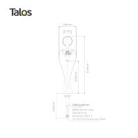 China TALOS Drink Dispenser Bar Equipment Dragon Type with Brander Holder 1-Way Draft Beer Tower Beer Font for sale