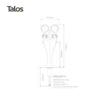 China TALOS Bar Equipment 2-Way Cobra Type with Brander Holder Beer Dispensing Tower for sale