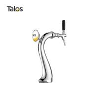 China TALOS Swan Tap Tower Chrome 1-way Dispensing Tower Draft Beer Tower for sale