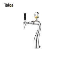 China TALOS 1-way Goose Tap Tower Chrome  Dispensing Tower Draft Beer Tower for sale
