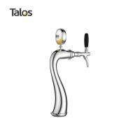 China TALOS 1-way Goose Tap Tower Chrome  Dispensing Tower Draft Beer Tower for sale