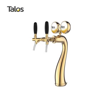 China TALOS 2 way Goose High-grade Pub and Bar Equipment  Beer Tower Beer Dispenser for sale