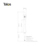 China TALOS Venus Tap Tower Chrome 1-way Dispensing Tower Draft Beer Tower for sale