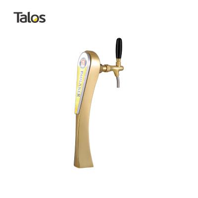 China PVD 1 Way Dispensing Beer Tap Tower Brass Body Venus Type for sale