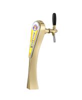 China PVD 1 Way Dispensing Beer Tap Tower Brass Body Venus Type for sale