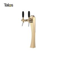 China TALOS Venus PVD Kegerator Dual Tap Tower with 35mm Mounting hole for sale