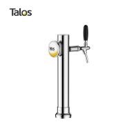China TALOS 1 Way Staight Spine Type Tower Chrome  Dispensing Tower Draft Beer Tower for sale
