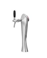 China TALOS Chrome World Cup Beer Tap Tower / Single Tap Dispensing Tower for sale
