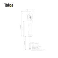 China TALOS White World Cup Draft Beer Tower / Single Tap Beer Tower for sale