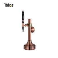 China TALOS Antique Pot Tap Tower Red Bronze LED 1-way Dispensing Tower Draft Beer Tower for sale