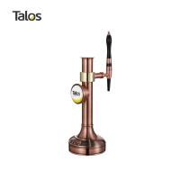 China TALOS Antique Pot Tap Tower Red Bronze LED 1-way Dispensing Tower Draft Beer Tower for sale