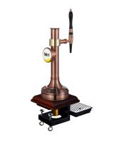 China TALOS Antique Pot Tap Tower Red Bronze LED 1-way Dispensing Tower Draft Beer Tower for sale