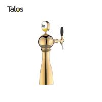 China TALOS Parisian Style PVD Single Tap Draft Beer Kegerator Tower for sale