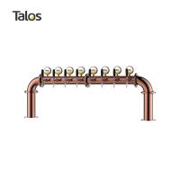 China TALOS U Tower Stainless Steel 8 Tap Tower 102mm Red Bronze Color for sale