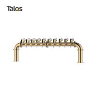China TALOS U Tower Stainless Steel 10 Tap Tower 102mm Beer Dispensing Equipment Draft Beer Tower (PVD) for sale