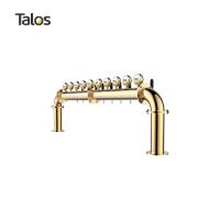 China TALOS U Tower Stainless Steel 10 Tap Tower 102mm Beer Dispensing Equipment Draft Beer Tower (PVD) for sale