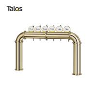 China 304 Stainless Steel 6 Tap Tower 85mm Draft Beer Tower U Shaped for sale
