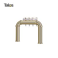 China TALOS U Tower Stainless Steel 4 Tap Tower 85mm Beer Dispensing Equipment Draft Beer Tower (PVD) for sale