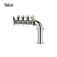 China TALOS L Tower Stainless Steel 4 Tap Beer Tap Tower For Dispensing for sale