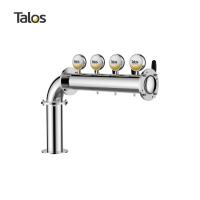 China TALOS L Tower Stainless Steel 4 Tap Beer Tap Tower For Dispensing for sale