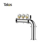China L Type Stainless Steel 3 Faucet Draft Beer Tower With 85mm Column for sale