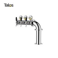 China TALOS Bar Equipment Drink Dispenser L Type 3-way 102mm Beer Tower for sale