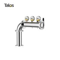 China TALOS Bar Equipment Drink Dispenser L Type 3-way 102mm Beer Tower for sale