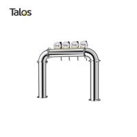 China TALOS U Stainless Steel Four Tap Beer Tower Polished With 85mm Column for sale