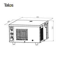 China Water Cooled Topcounter Draft Beer Cooler Dual Tap Kegerator 16L for sale
