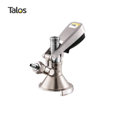 China TALOS Brass A Type Keg Coupler For Beer Dispensing Equipment for sale