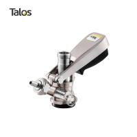 China Tin Nickel Plated D Type Beer Keg Taps Coupler With Relieve Valve for sale