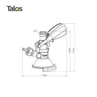 China TALOS Keg Coupler A System in Good Quality Beer Dispensing Equipment for sale