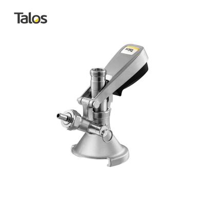 China TALOS Beer Keg Coupler M System With Relieve Valve Beer Dispensing Equipment for sale