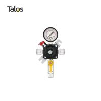 China TALOS Secondary CO2 Beer Gas Regulator Single Gauge for sale