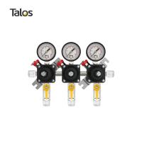 China 3 Gauge Secondary CO2 Gas Regulator / kegerator regulator for sale
