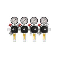 China 4 Gauge Secondary CO2 Gas Regulator Talos Draft Beer Dispensing Equipment Fittings for sale