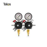 China Talos Secondary Dual Gauge Co2 Beer Regulator Draft Beer Dispensing Fittings for sale