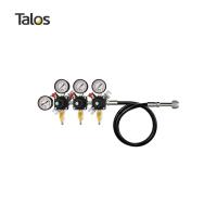China Talos High Pressure Hose Beer Dispensing Equipment with 3-product and Single Gauge Premium CO2 Beer Regulator for sale