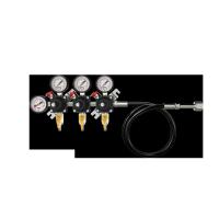 China Talos High Pressure Hose Beer Dispensing Equipment with 3-product and Single Gauge Premium CO2 Beer Regulator for sale
