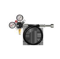 China 2 Way And Single Gauge Premium CO2 Beer Regulator with High Pressure Hose for sale