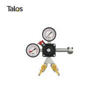 China TALOS 2-way Single Gauge Beer Dispensing Equipment Premium CO2 Gas Regulator for sale