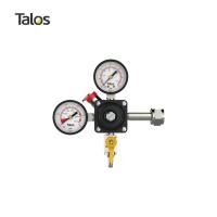 China TALOS Beer Dispensing Equipment Premium 1-way Single Gauge CO2 Reducing Valve High Pressure Regulators for sale